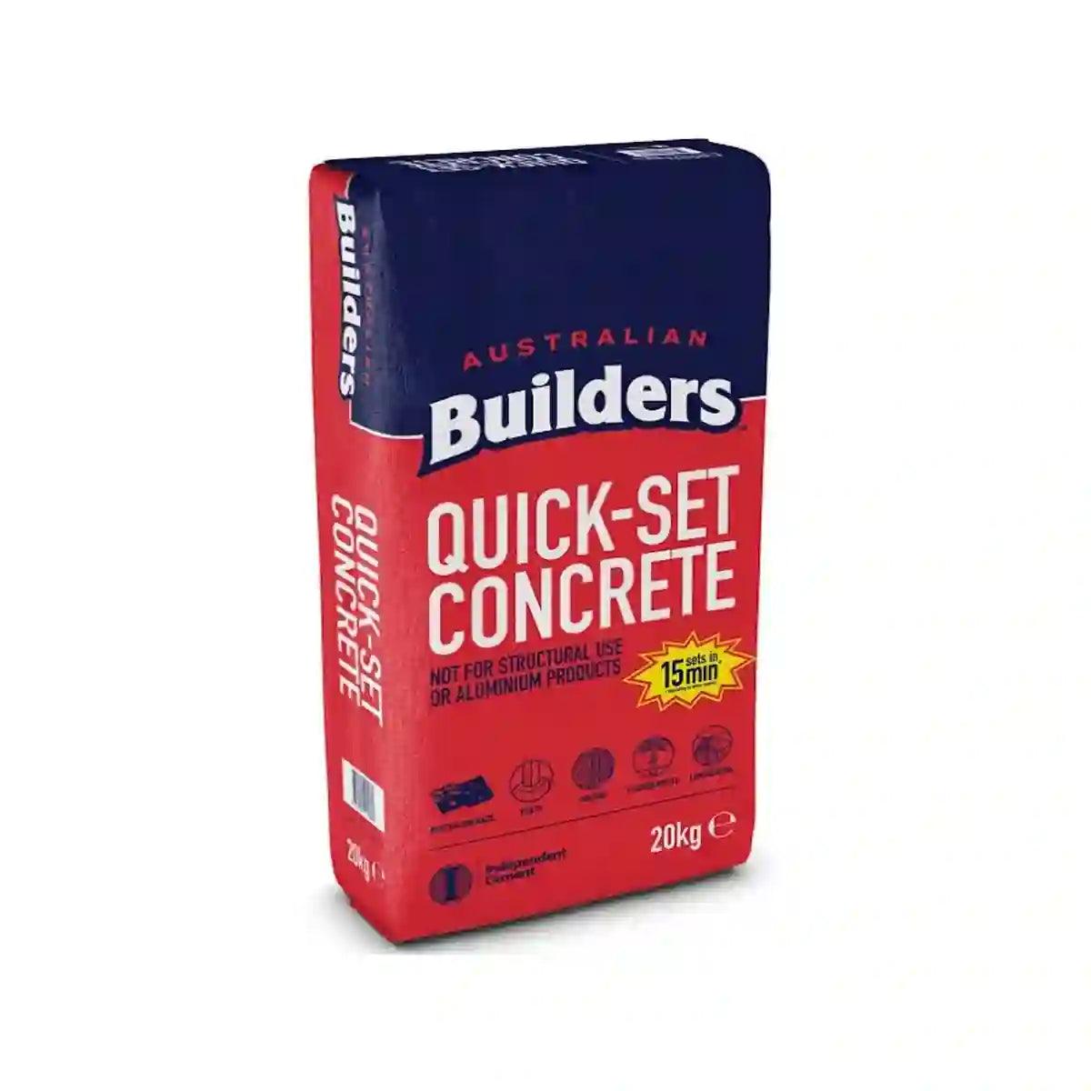 Australian Builders Quick Set Concrete 20kg – Landscape Supply